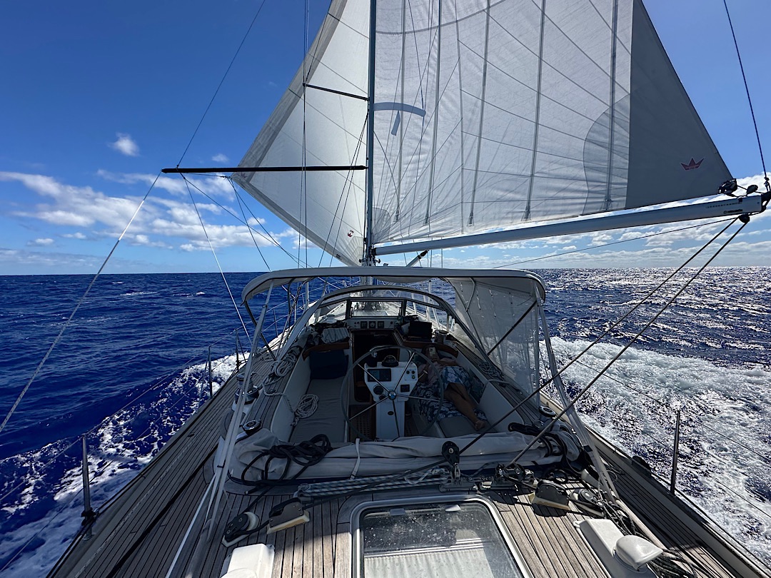 Passage nach Samoa, Tag 1 – Flora Sailing
